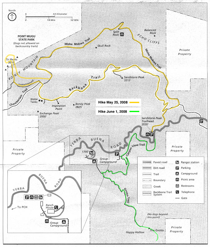 Sandstone Peak trail to citadel rock